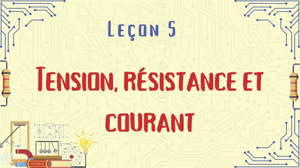 Tension, résistance et courant – Science BC