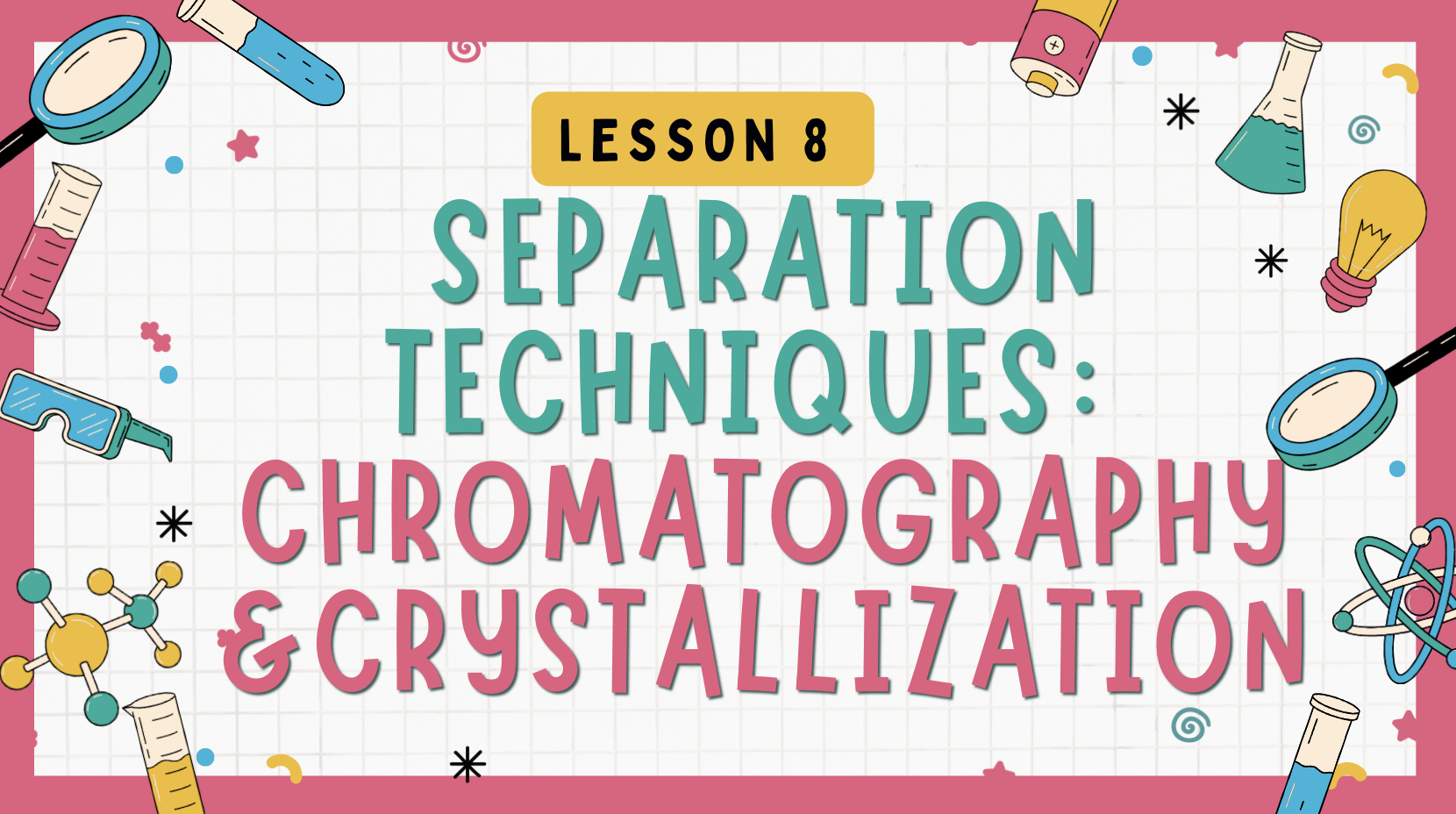 Separation Techniques: Chromatography & Crystallization – Science BC