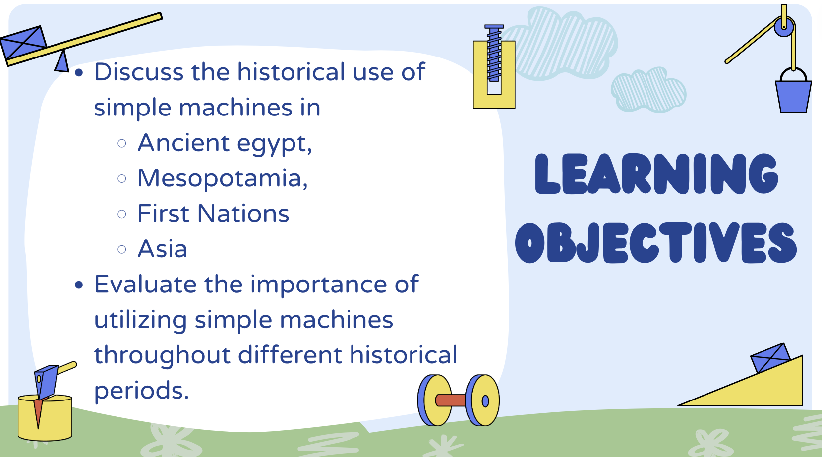 Simple Machines: History & Applications – Science BC