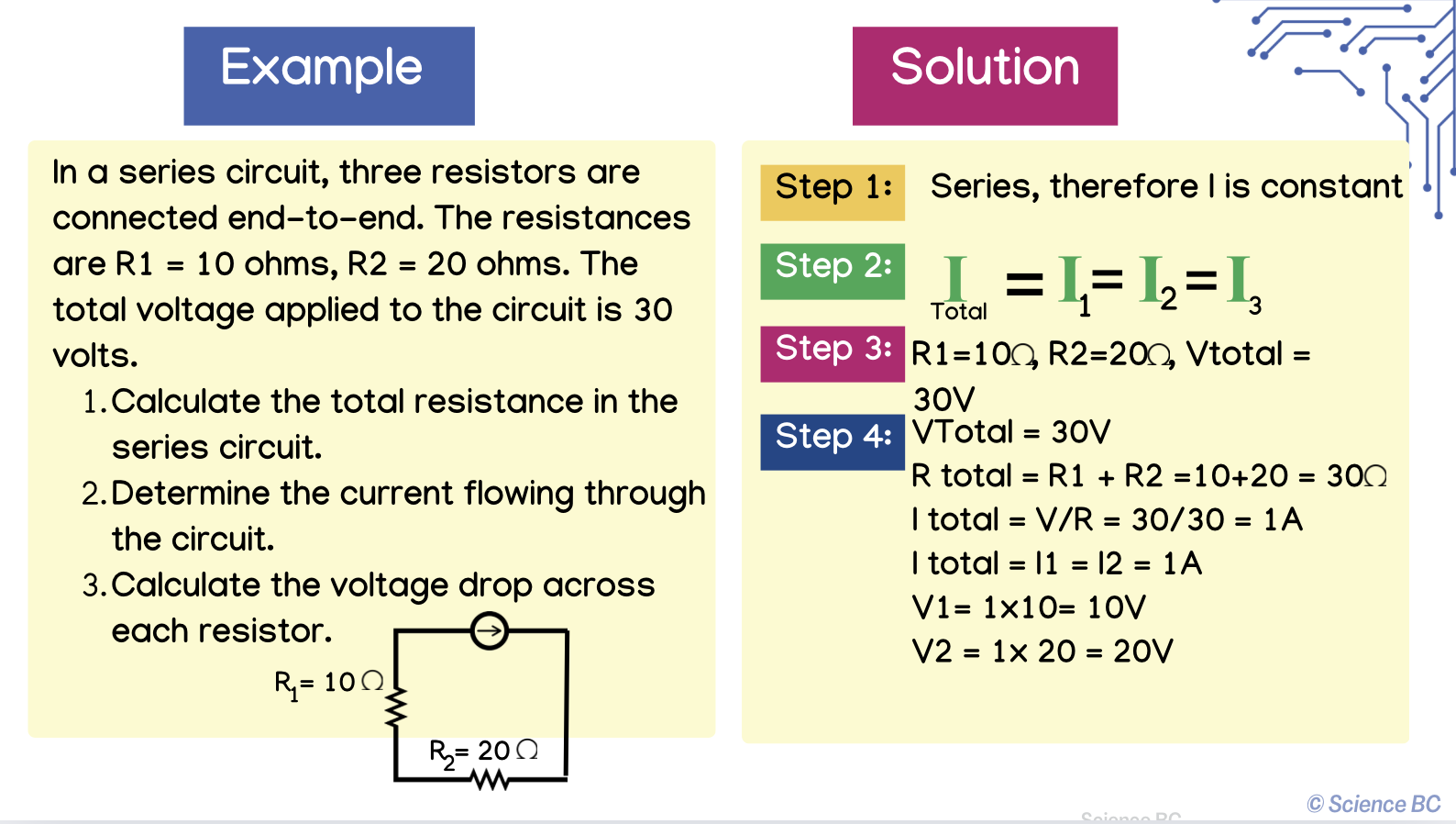 Series and Parallel Circuits (2): Applications – Science BC