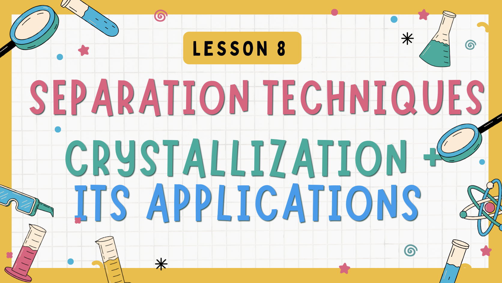 Separation Techniques: Crystallisation – Science BC