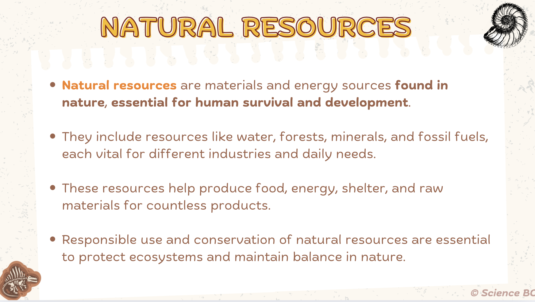 Earth’s Natural Resources – Science BC